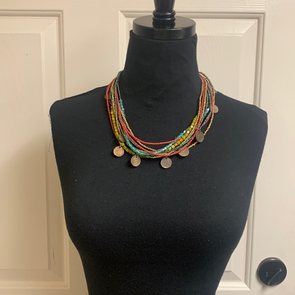 Jewelry | Handmade Seed Beaded Multi Colored Necklace | Poshmark